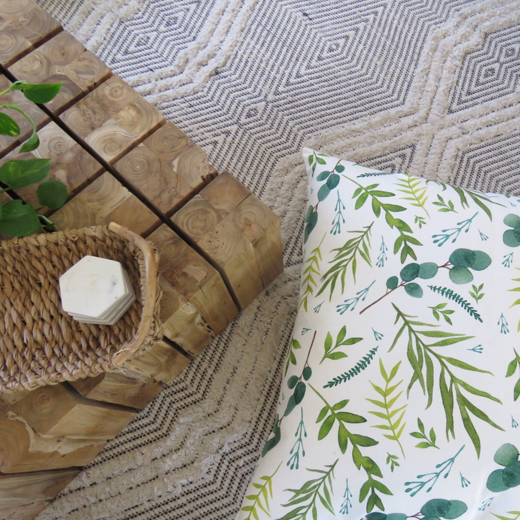 Currumbin 1m x 1m Floor Cushion – Luvi Shell